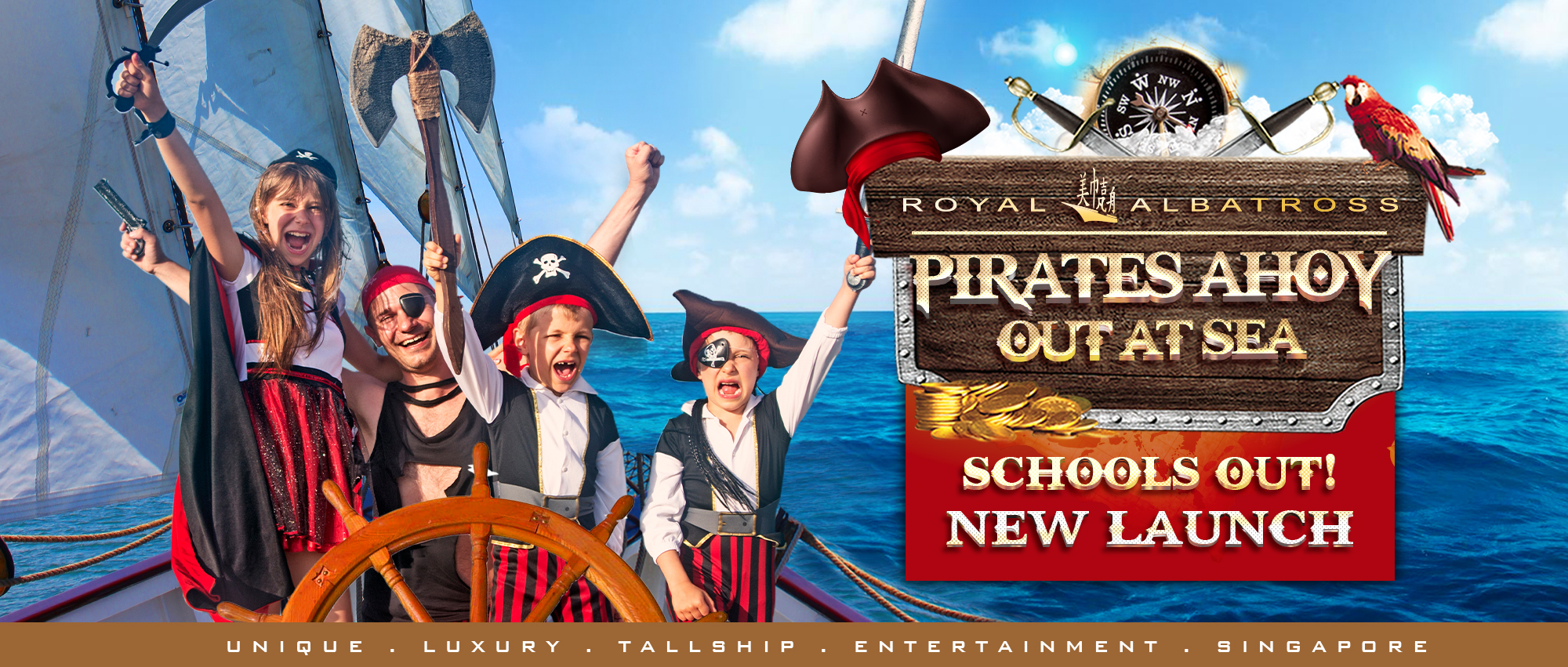 Pirates Ahoy Kid Friendly Cruise | Luxury Dine & Sail Singapore